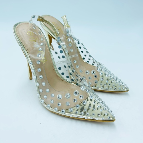Jessica Carlyle | Shoes | Jessica Carlyle Bedazzled Gem Silver See ...